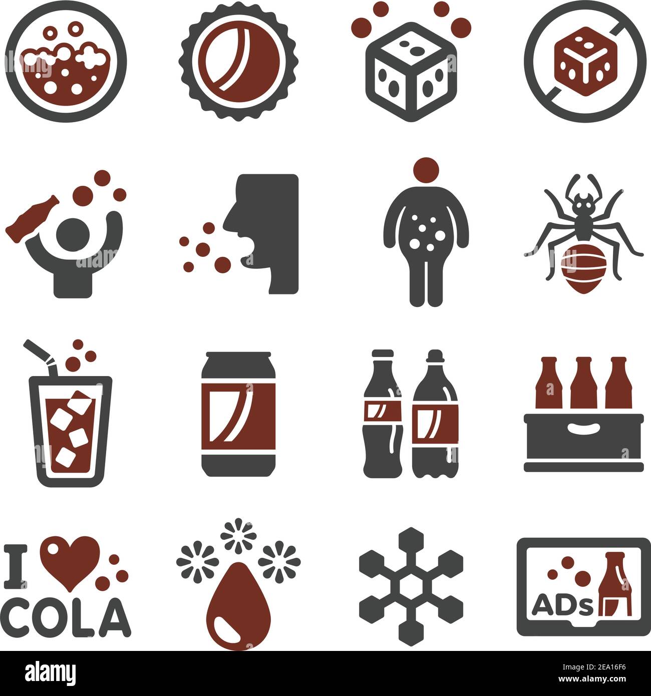 Carbonated water ice soda Stock Vector Images - Alamy