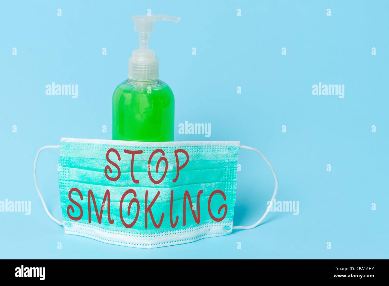 Text sign showing Stop Smoking. Business photo showcasing the process ...