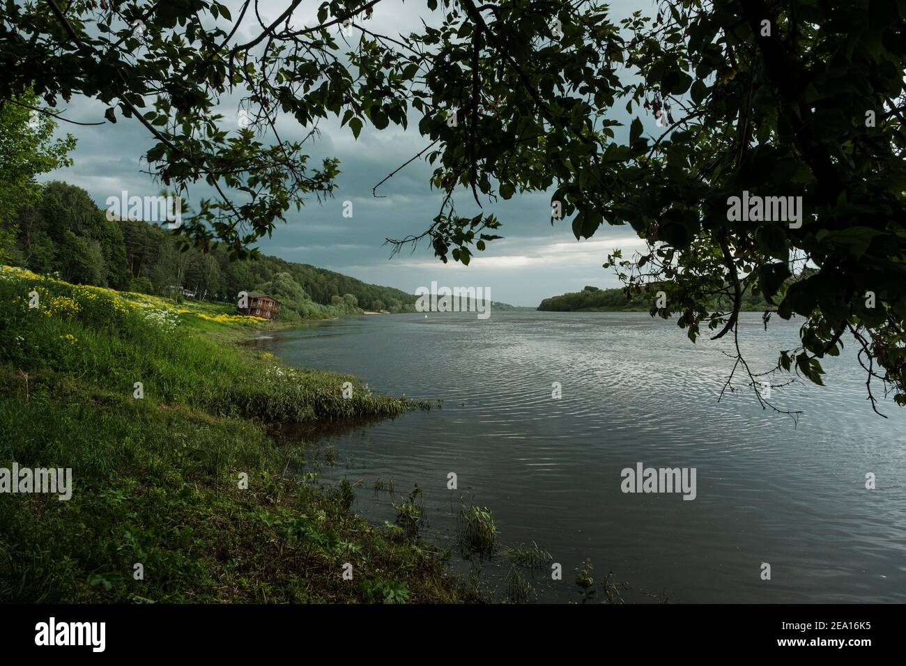 Overflow of the Oka River between Tarusa and Serpukhov Stock Photo - Alamy