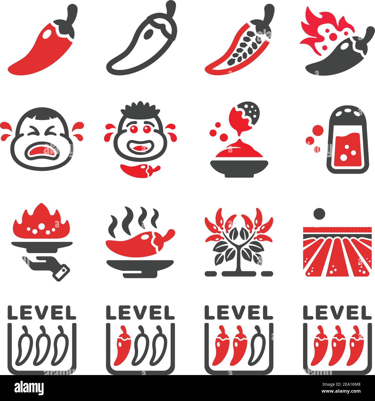 Chili label Stock Vector Images - Alamy