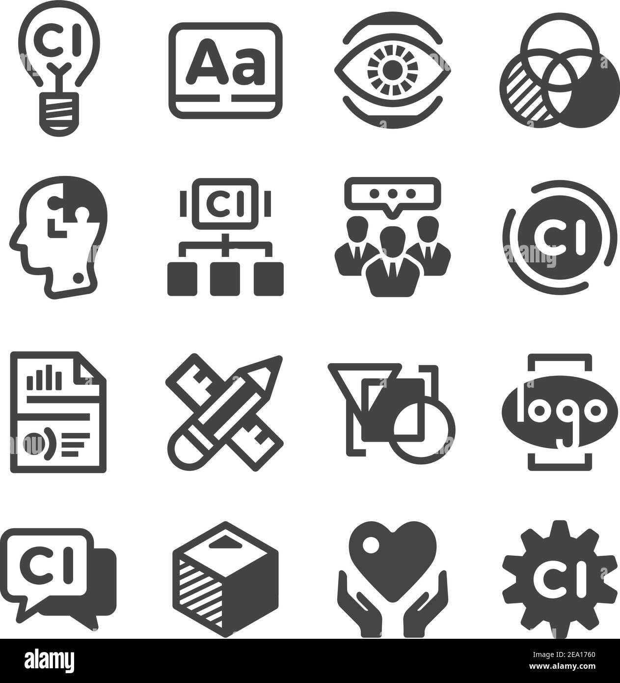 corporate identity icon set Stock Vector Image & Art - Alamy