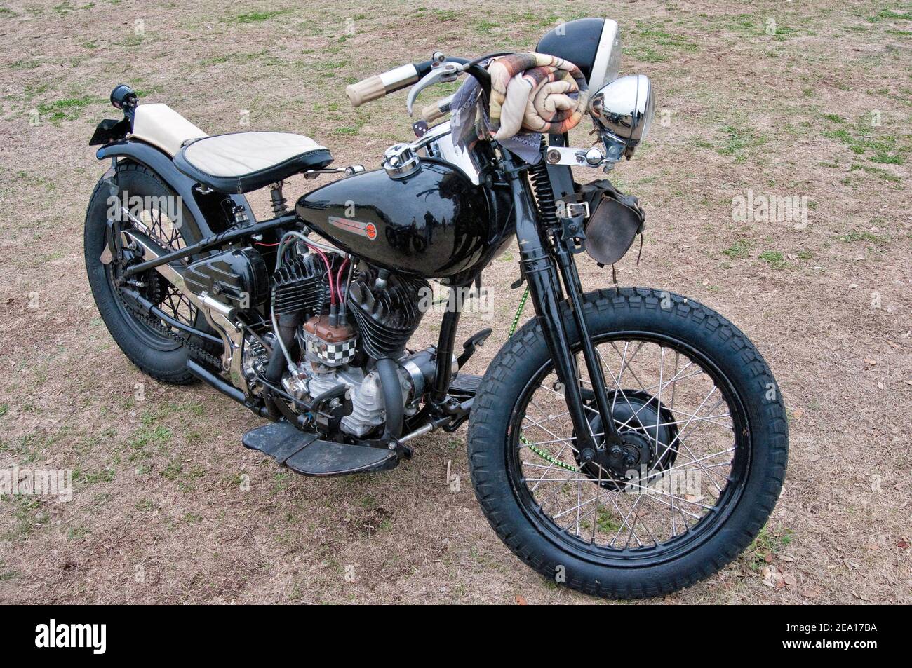 1930's Harley-Davidson motorcycles at Hot Rod Revolution car show at ...