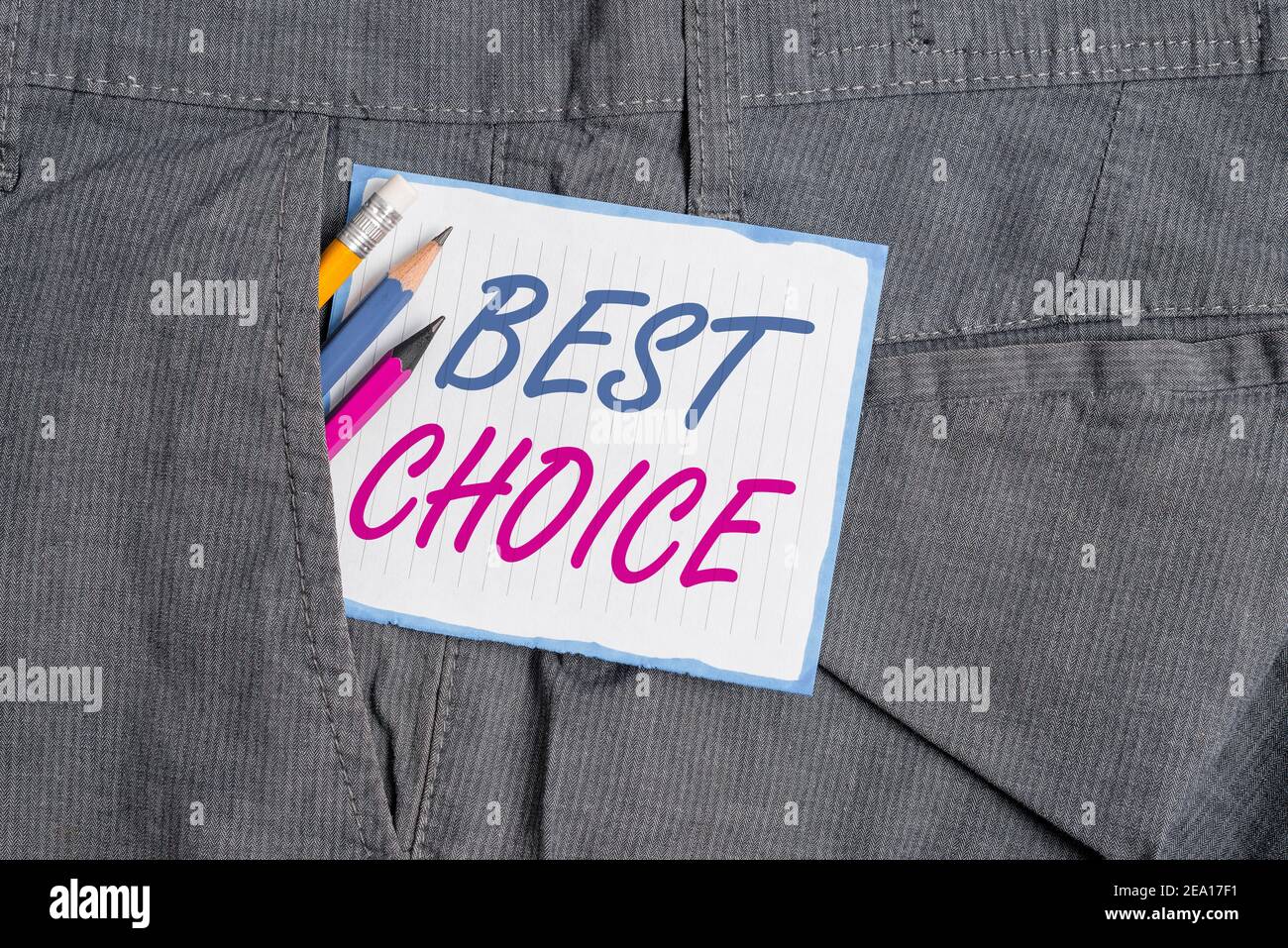 Handwriting text Best Choice. Conceptual photo act of picking or ...