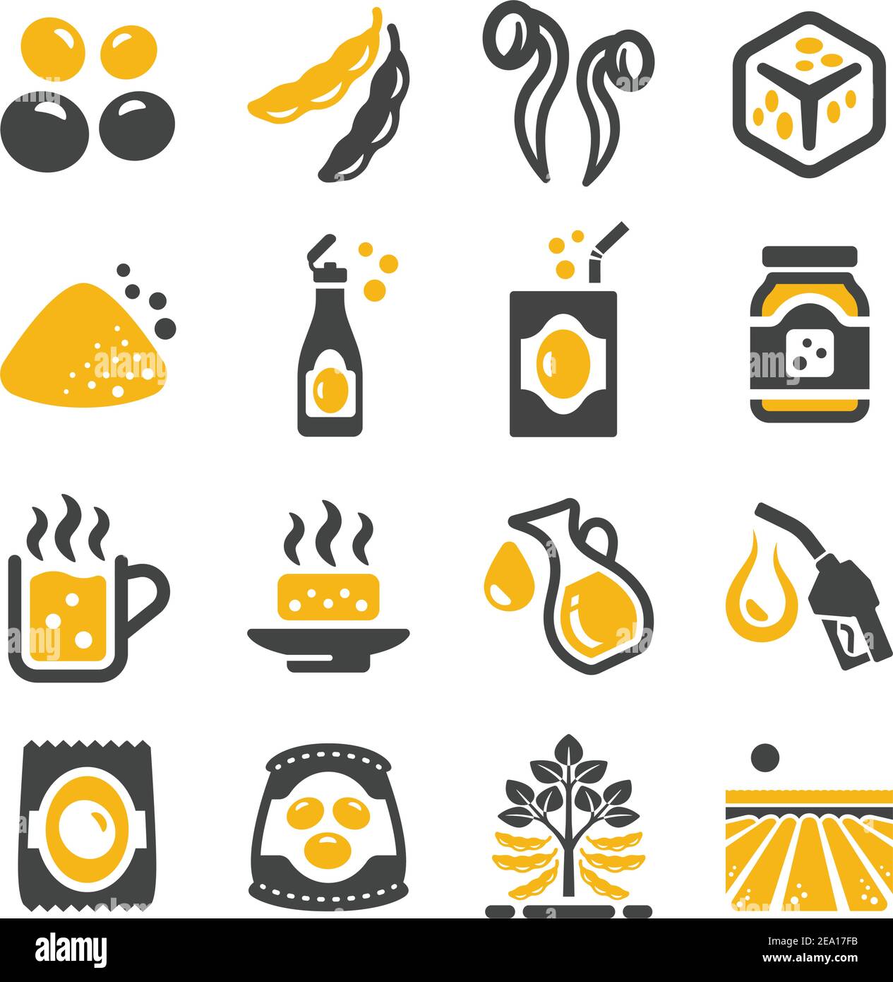 Soybean plant Cut Out Stock Images & Pictures - Alamy