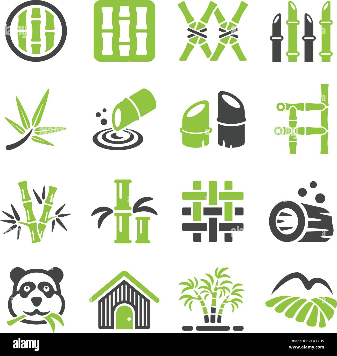 Bamboo cut forest Stock Vector Images - Alamy