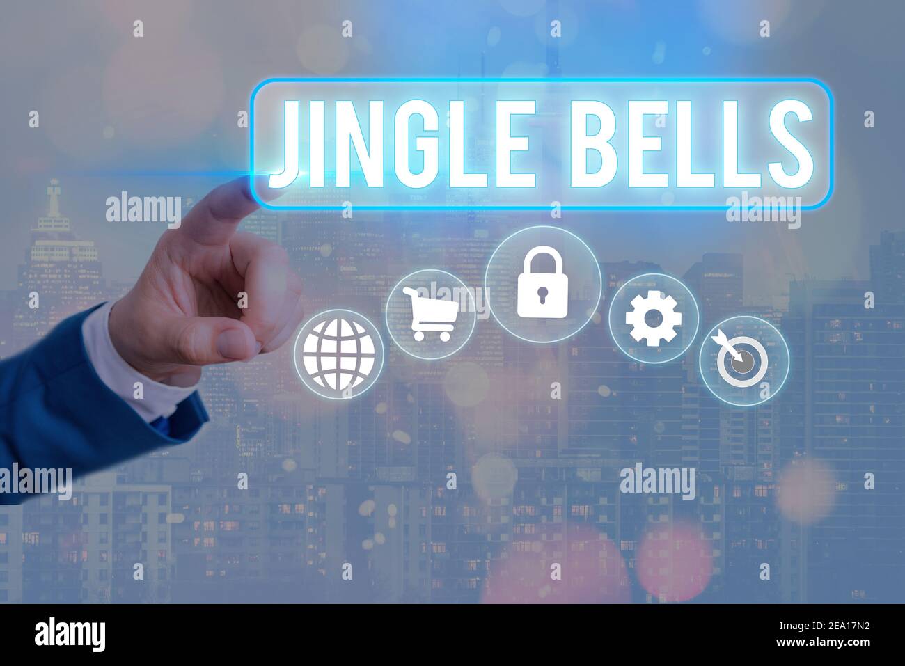 Conceptual hand writing showing Jingle Bells. Concept meaning Most ...