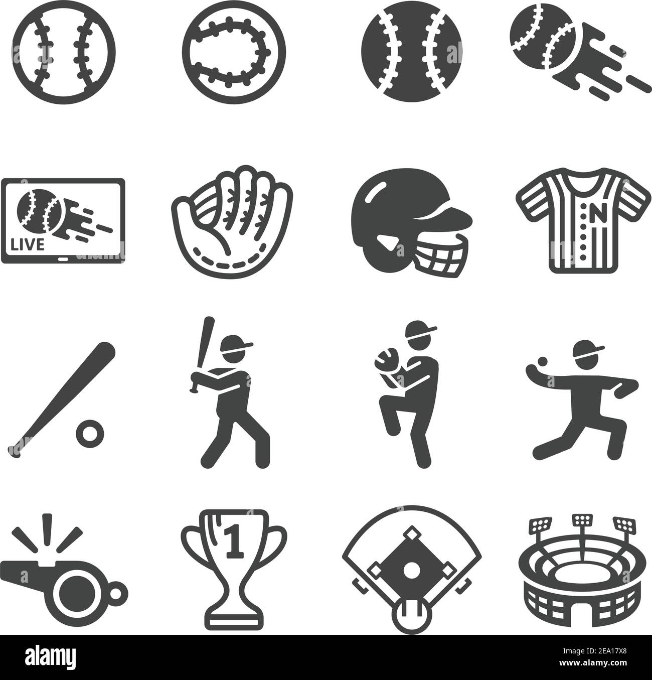 Baseball movement Cut Out Stock Images & Pictures - Alamy