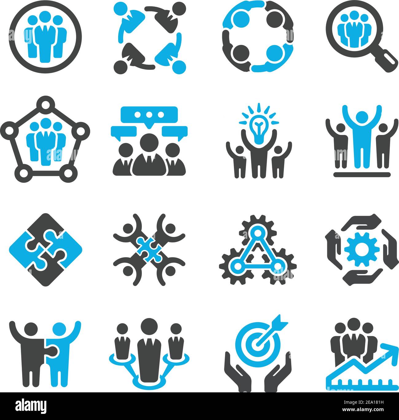 teamwork,partnership icon set Stock Vector Image & Art - Alamy