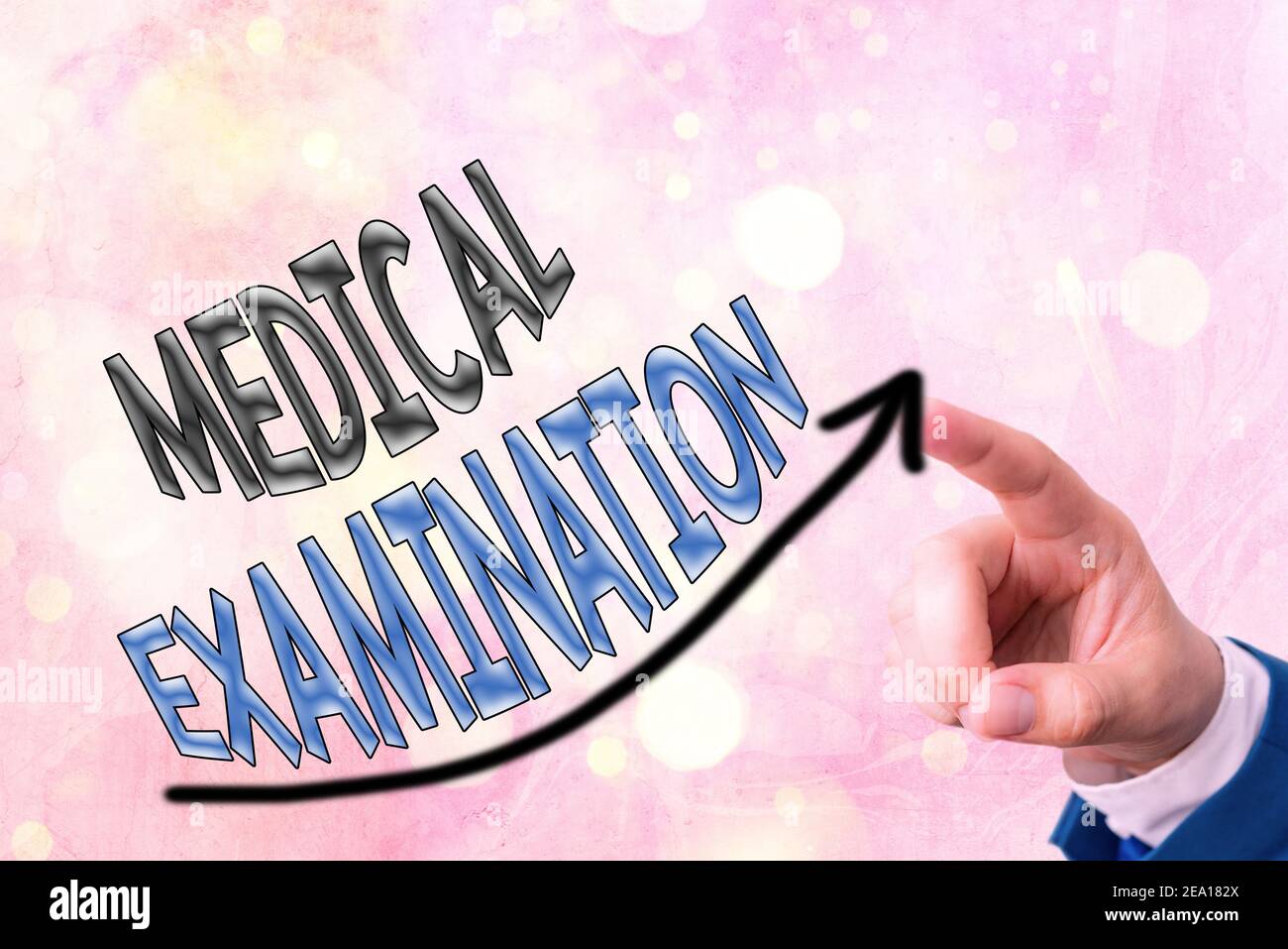 Text sign showing Medical Examination. Business photo text the ...