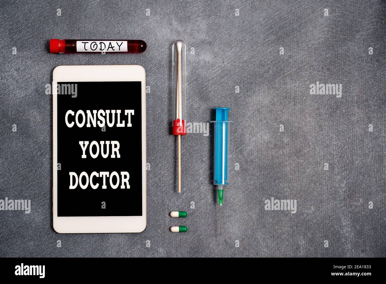Conceptual hand writing showing Consult Your Doctor. Concept meaning ...