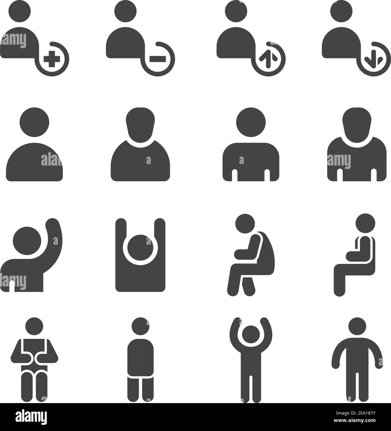 person,personal icon set Stock Vector Image & Art - Alamy