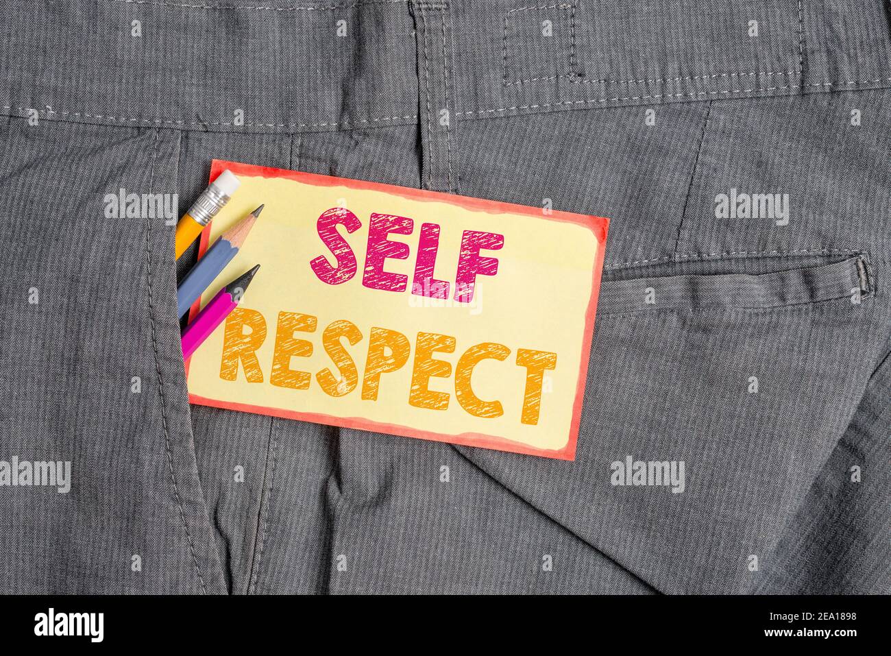Conceptual hand writing showing Self Respect. Concept meaning Pride and ...