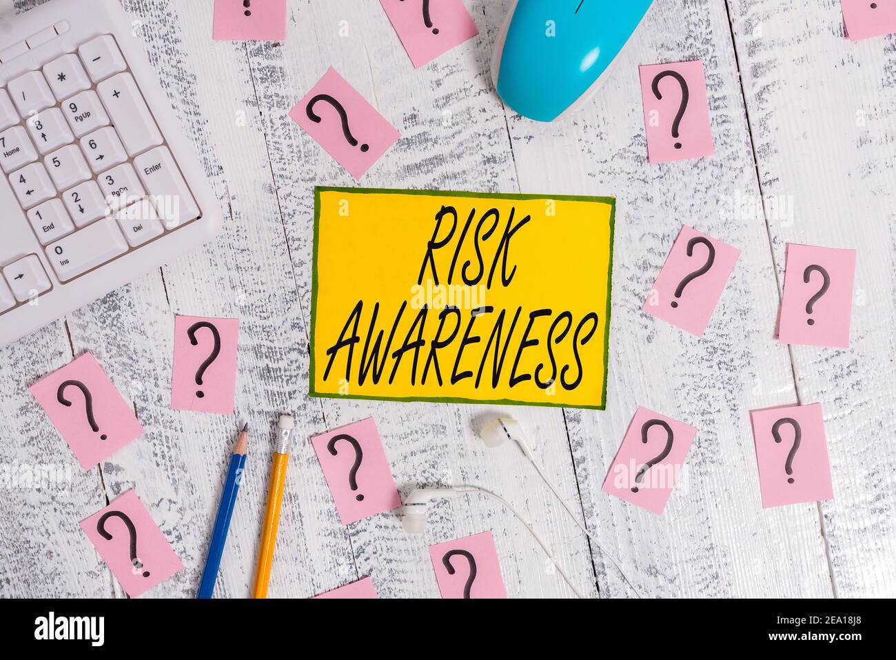 Text sign showing Risk Awareness. Business photo showcasing recognizing ...