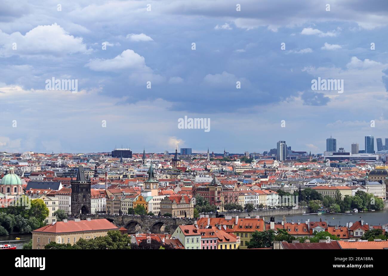 Prague old town cityscape Czech Republic Stock Photo - Alamy