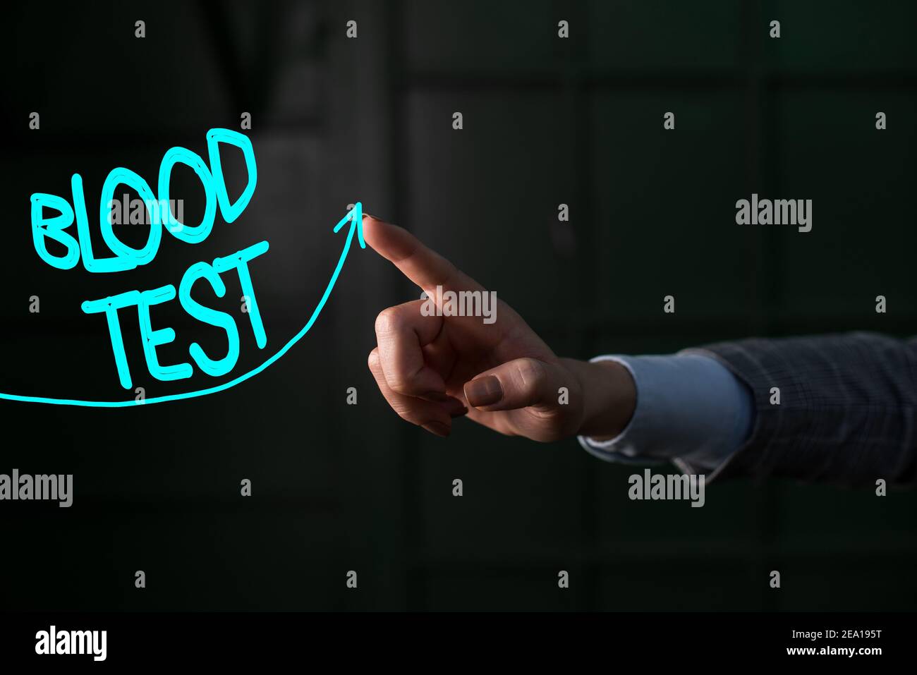 Conceptual hand writing showing Blood Test. Concept meaning Extracted ...