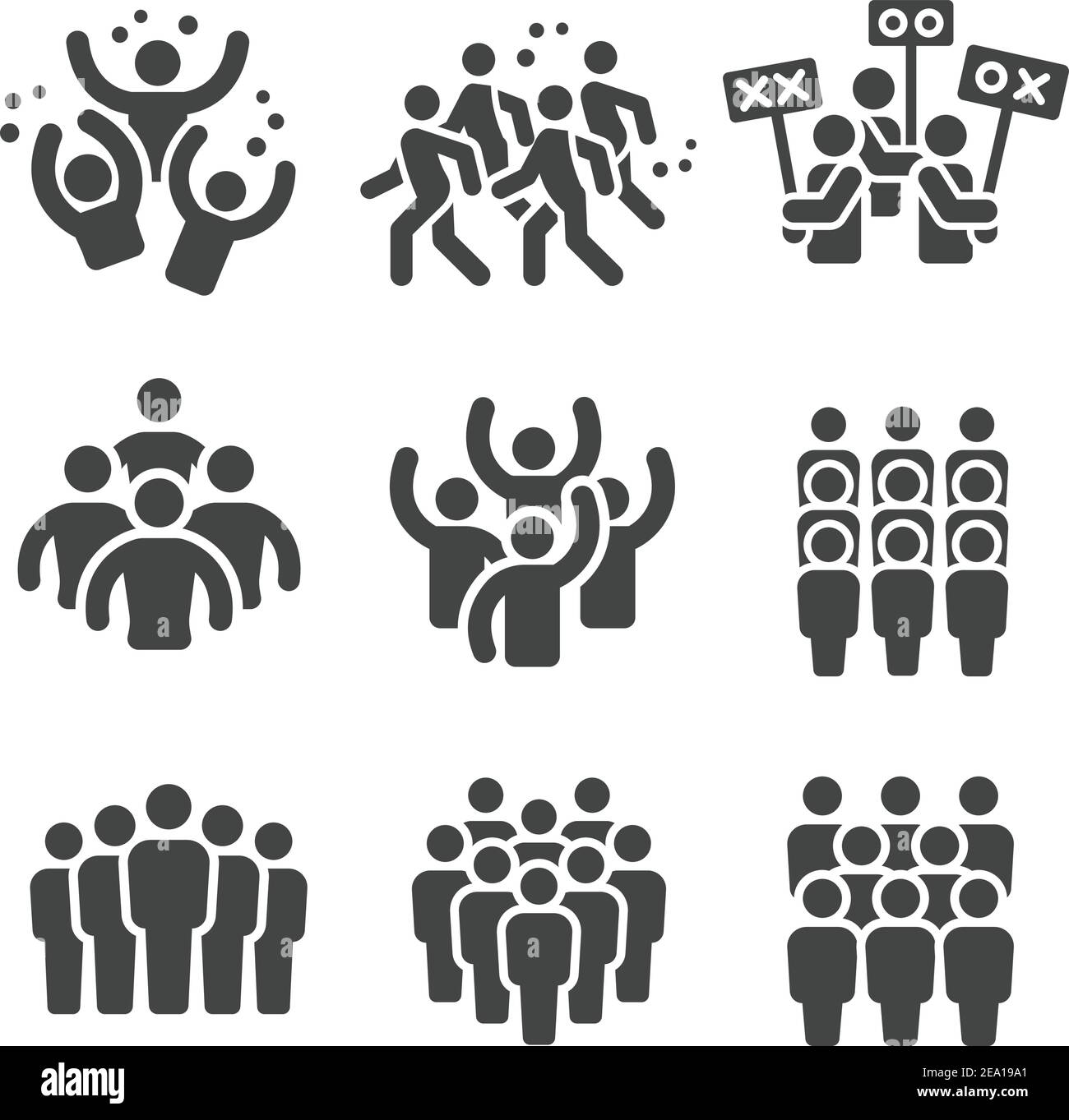 Crowd cheering Black and White Stock Photos & Images - Alamy