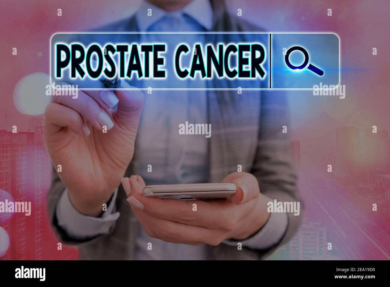 Writing note showing Prostate Cancer. Business concept for development ...