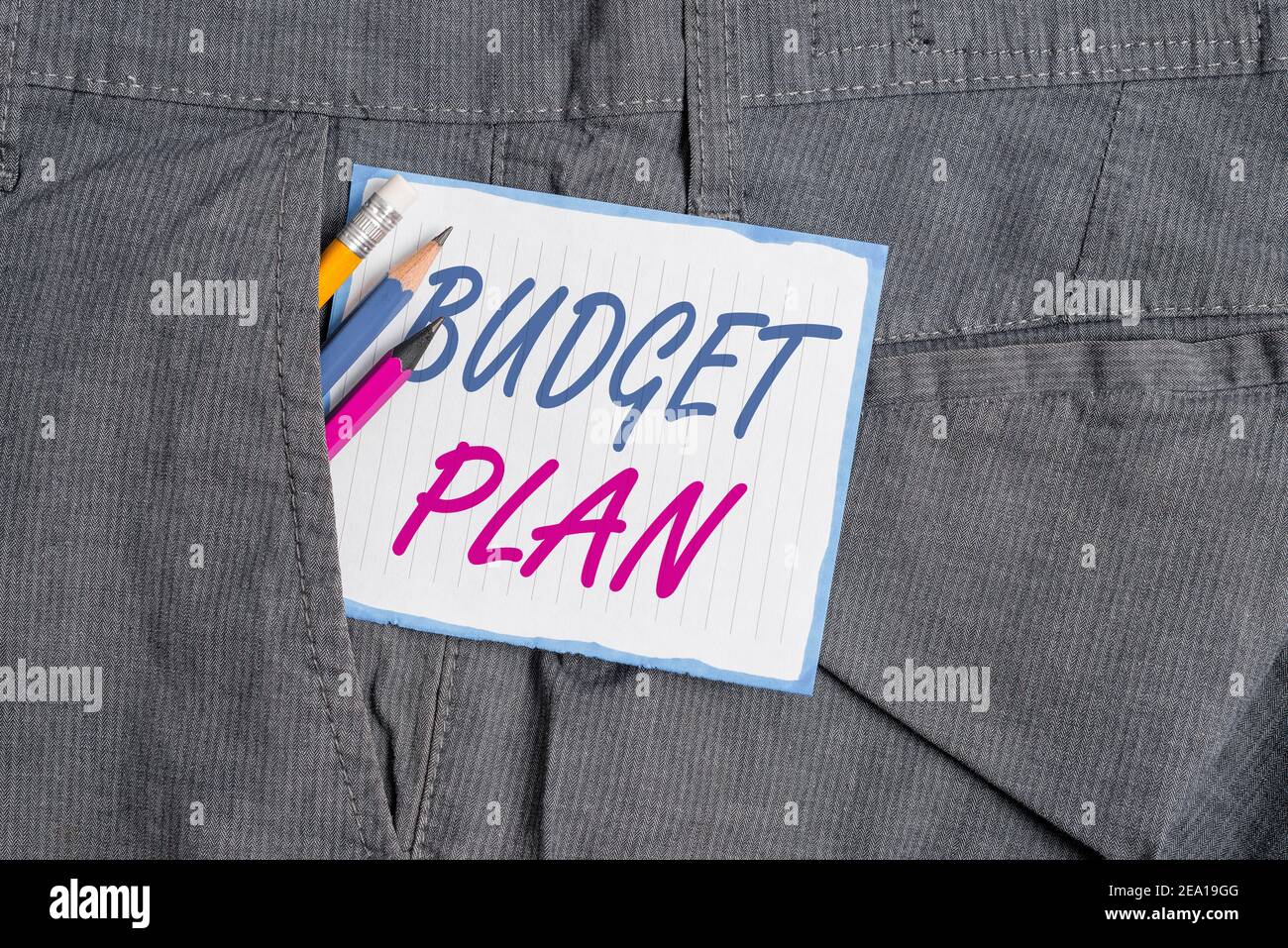 Handwriting text Budget Plan. Conceptual photo financial schedule for a ...