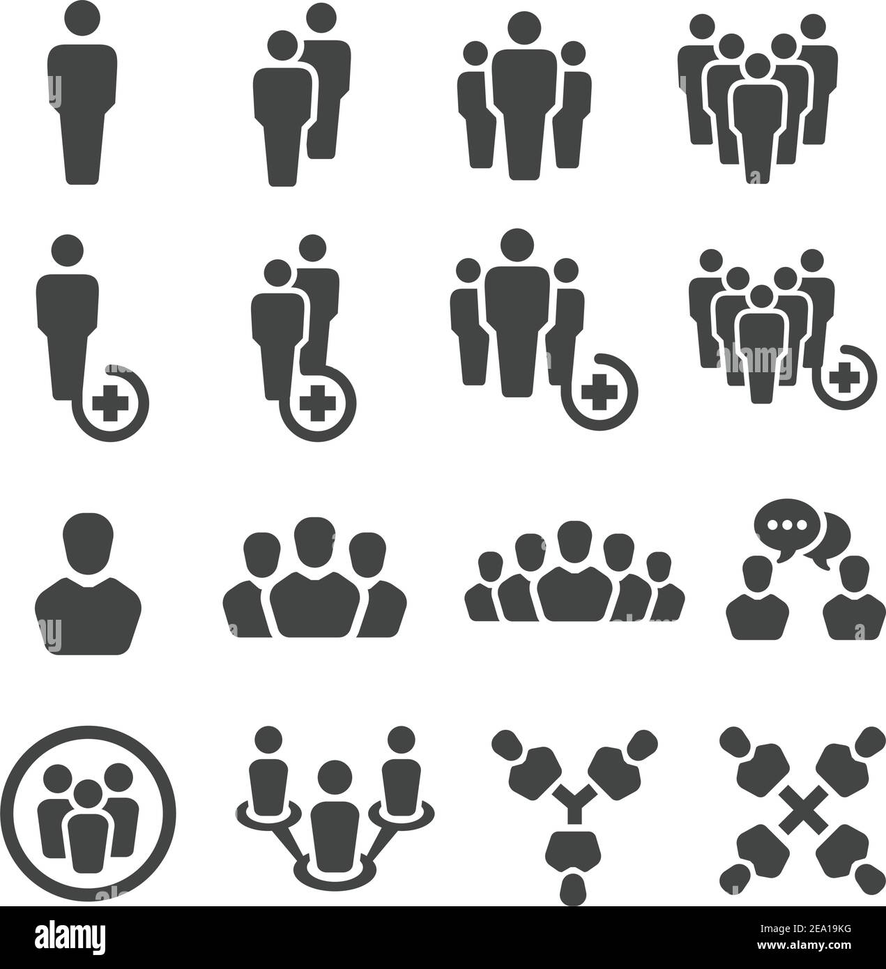 people icon set Stock Vector Image & Art - Alamy