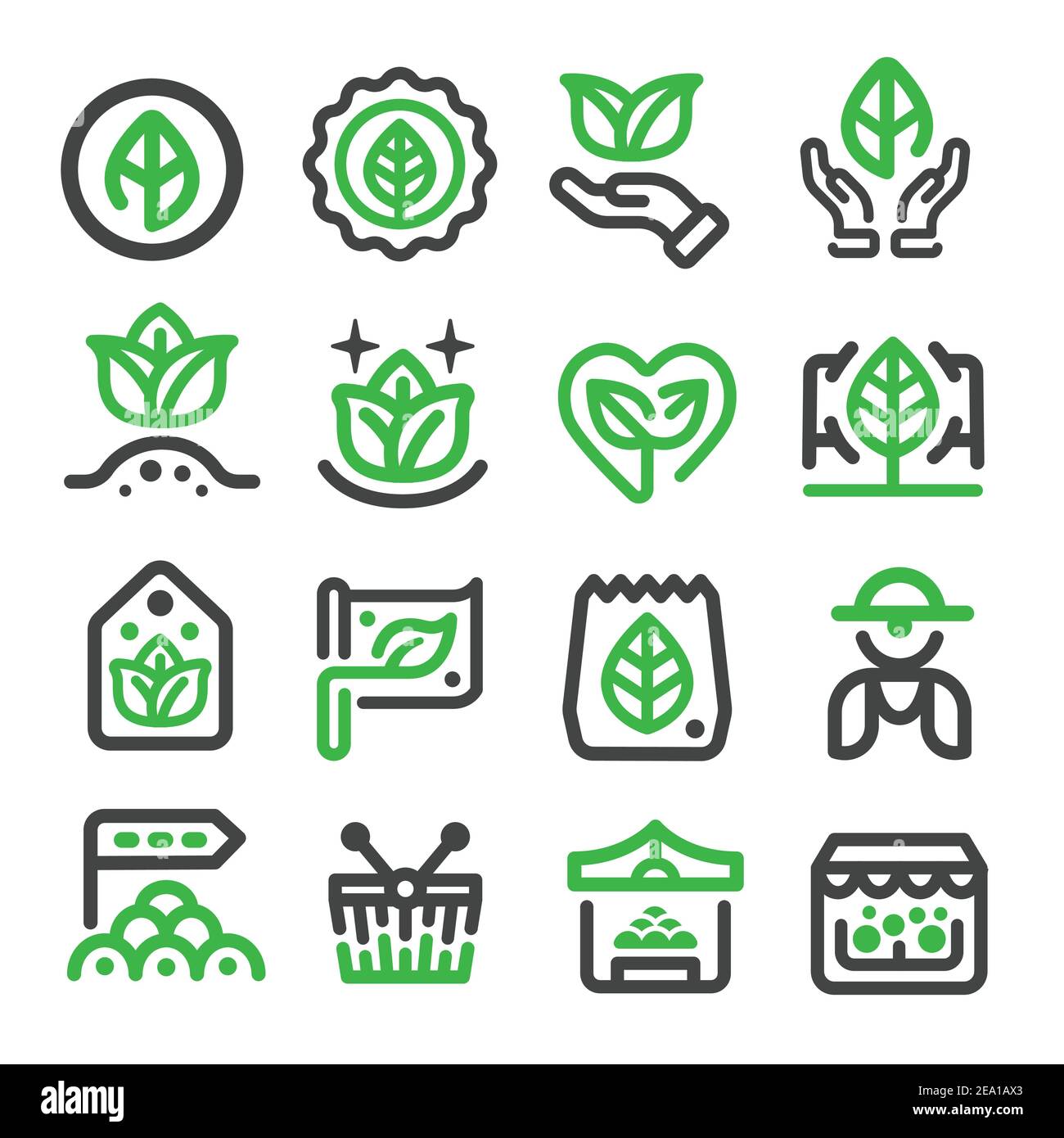 green market,organic market thin line icon Stock Vector Image & Art - Alamy