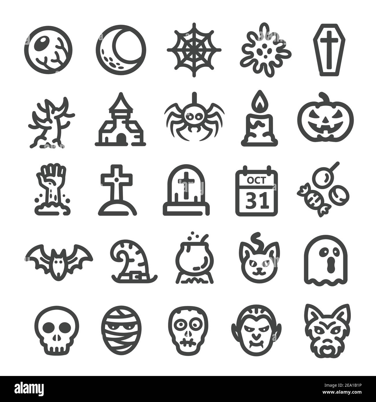 31 october halloween trick Stock Vector Images - Alamy