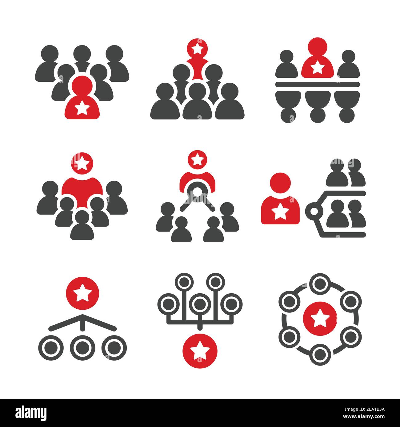 Class leader gathering Stock Vector Images - Alamy