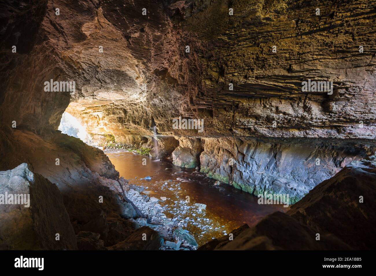 Unusual cave landscapes in New Zealand Stock Photo - Alamy