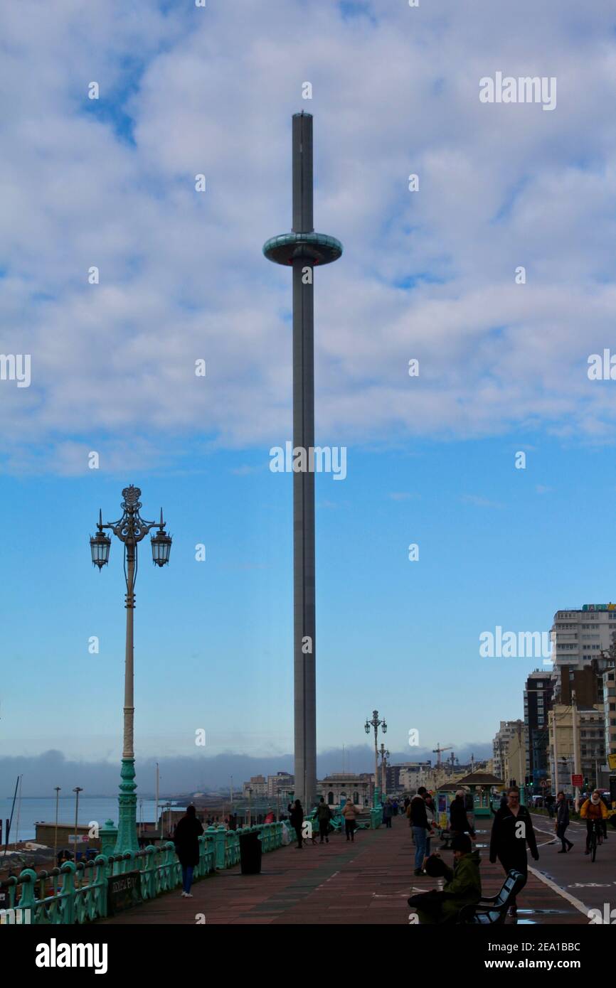 Brighton Tower on a lockdown Saturday Stock Photo - Alamy