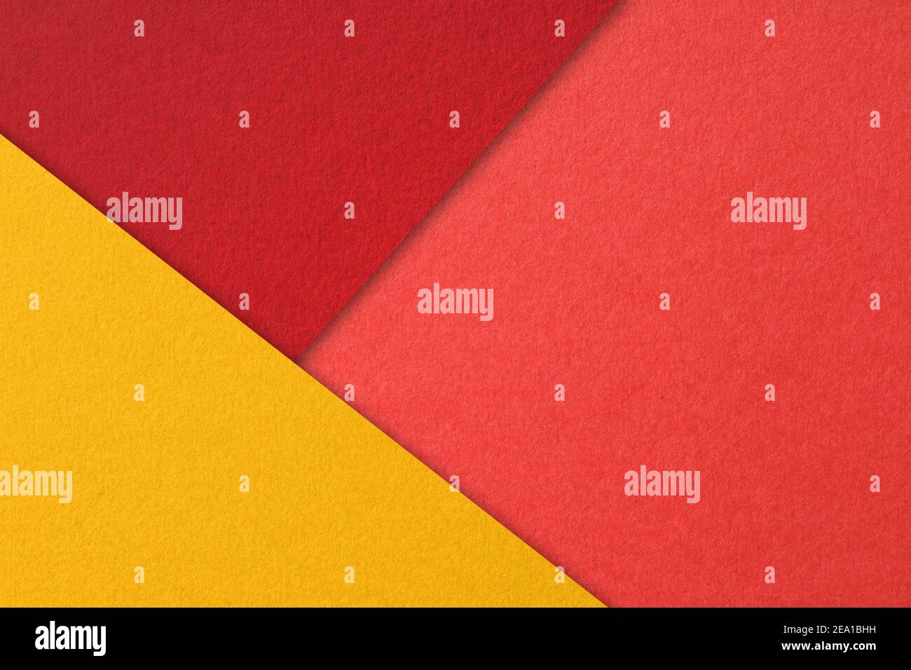 Abstract geometric red and yellow paper texture background Stock Photo ...