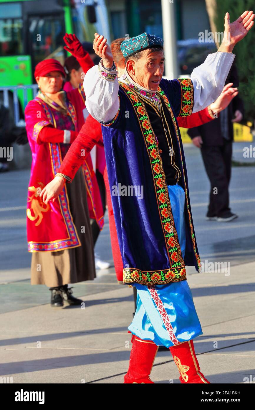 Uyghur woman in traditional costume hi-res stock photography and images ...