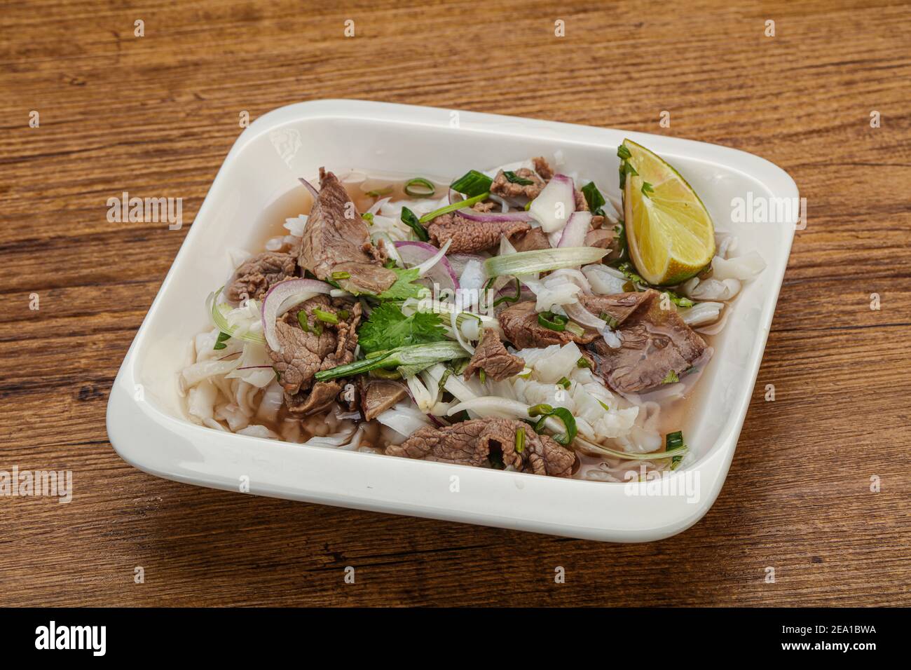 Vietnamese cuisine - beef Pho Bo soup Stock Photo - Alamy
