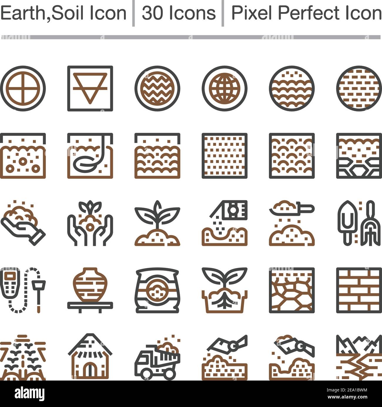 Clay soil Stock Vector Images - Alamy