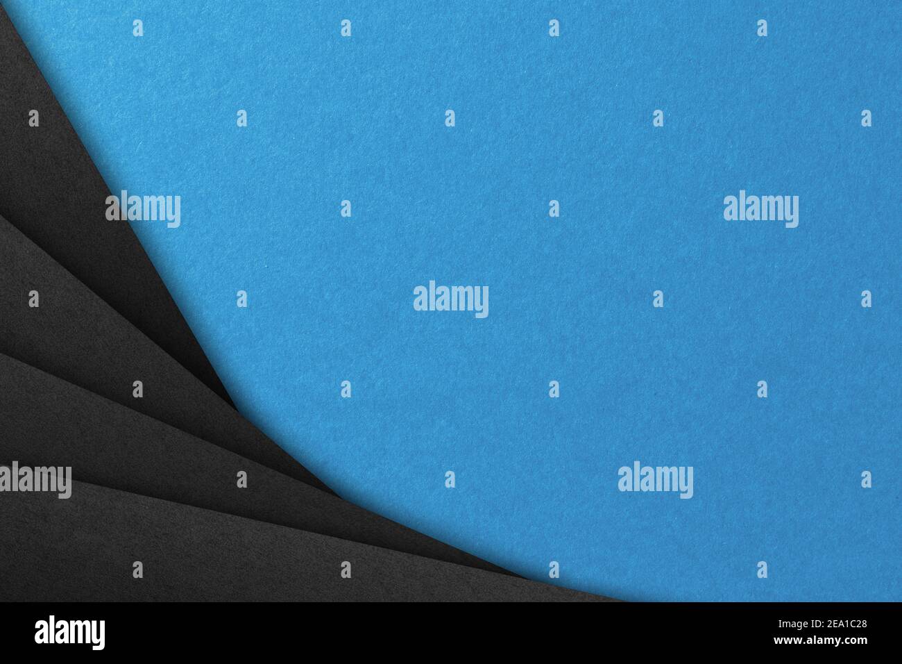 Abstract geometric black and blue paper texture background Stock Photo ...