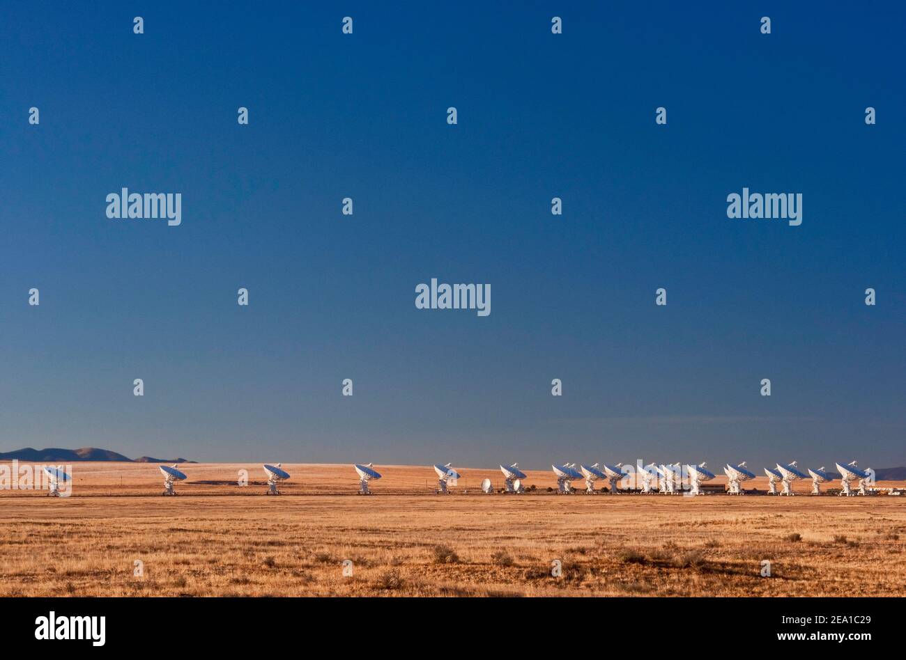 Antennas of Karl G. Jansky Very Large Array Radio Telescope (VLA), a ...
