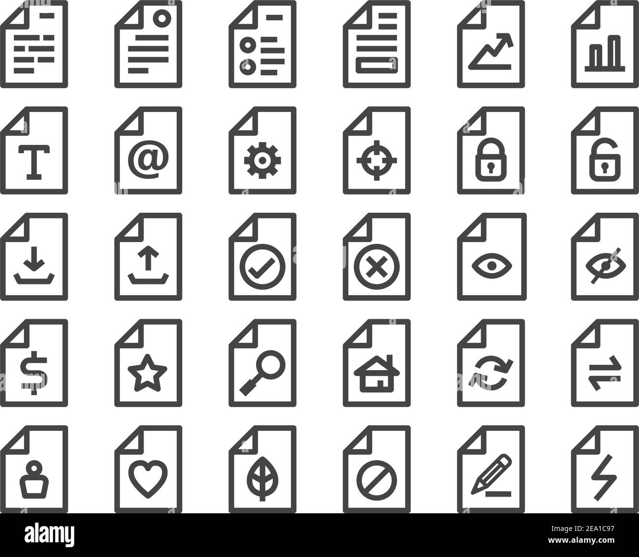 file,document icon,pixel perfect icon,editable stroke Stock Vector ...