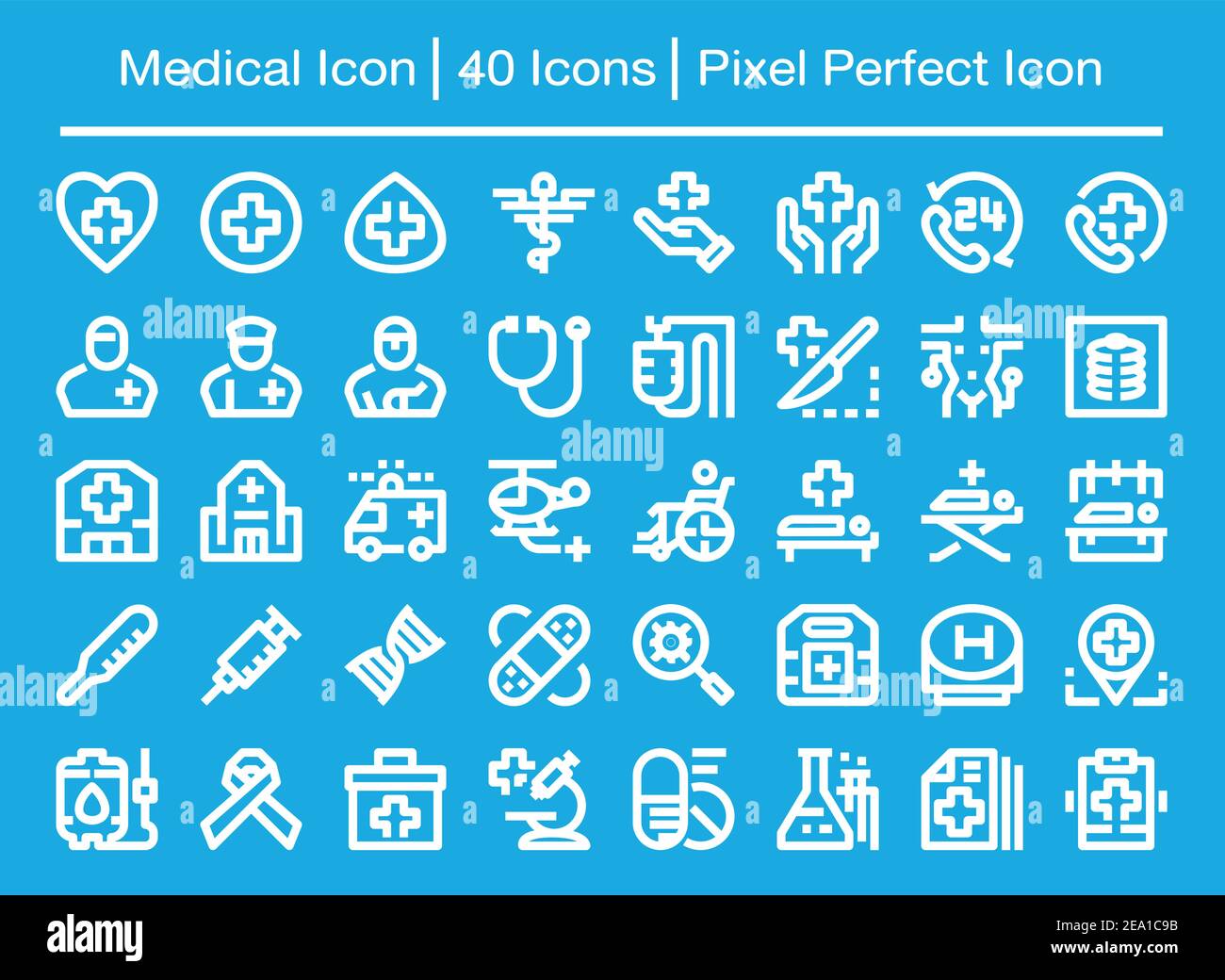 medical line icon,editable stroke,pixel perfect icon Stock Vector Image ...