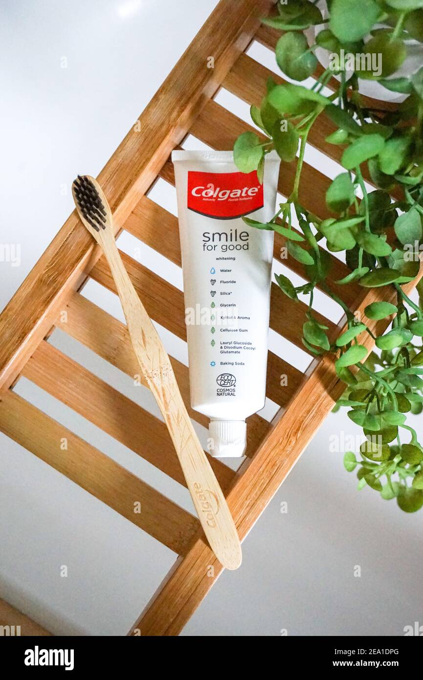 Colgate Smile for Good Whitening Toothpaste - Vegan Natural bamboo ...