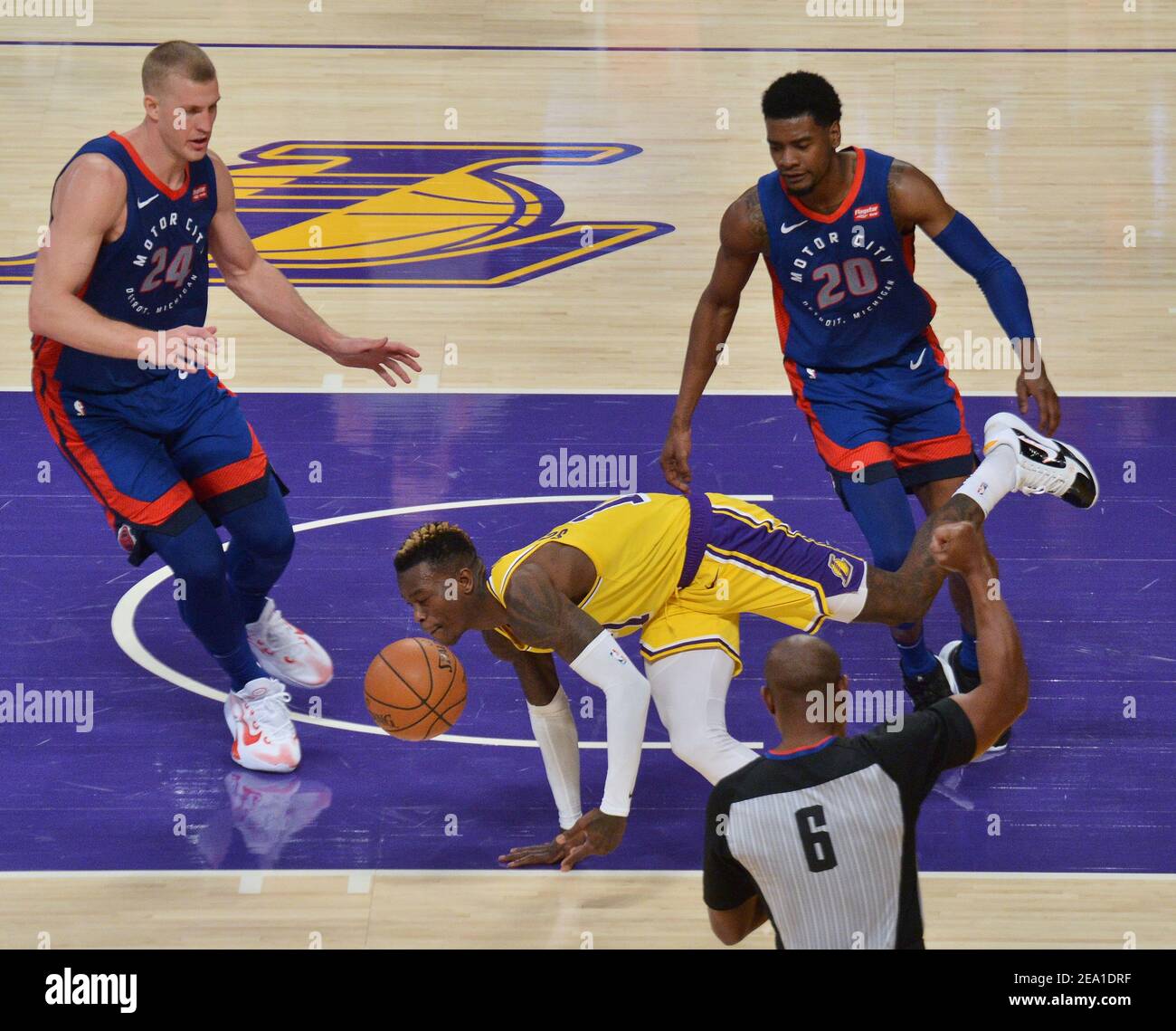 Los Angeles, United States. 6th Feb, 2021. Los Angeles Lakers' point ...