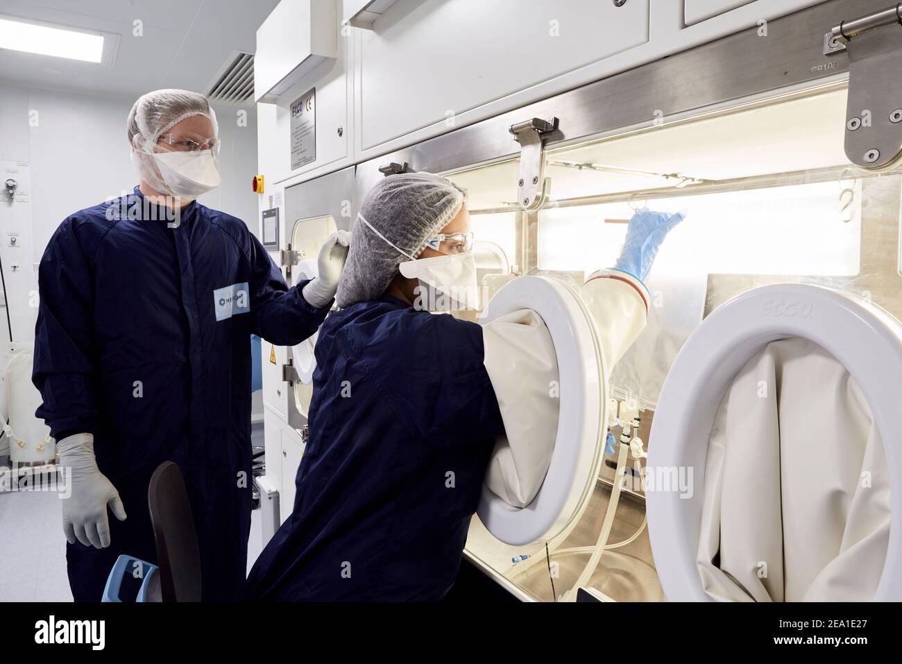 UK Science Vaccine Laboratory Stock Photo - Alamy