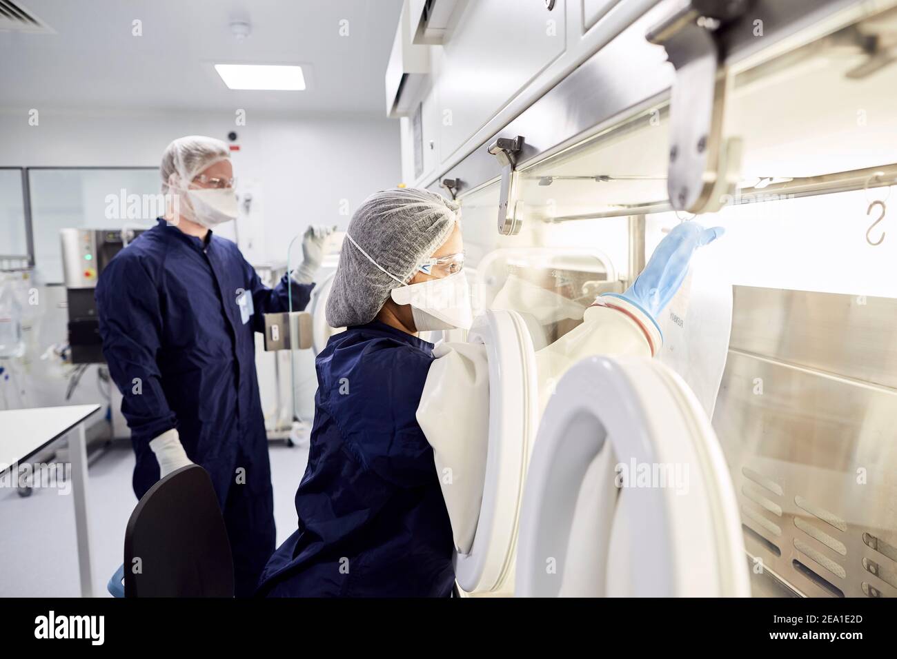 UK Science Vaccine Laboratory Stock Photo - Alamy