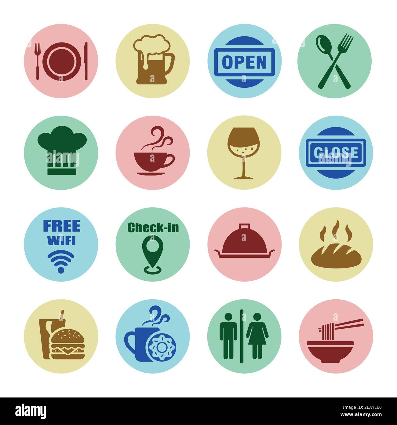 Restaurant bar sign in Cut Out Stock Images & Pictures - Alamy