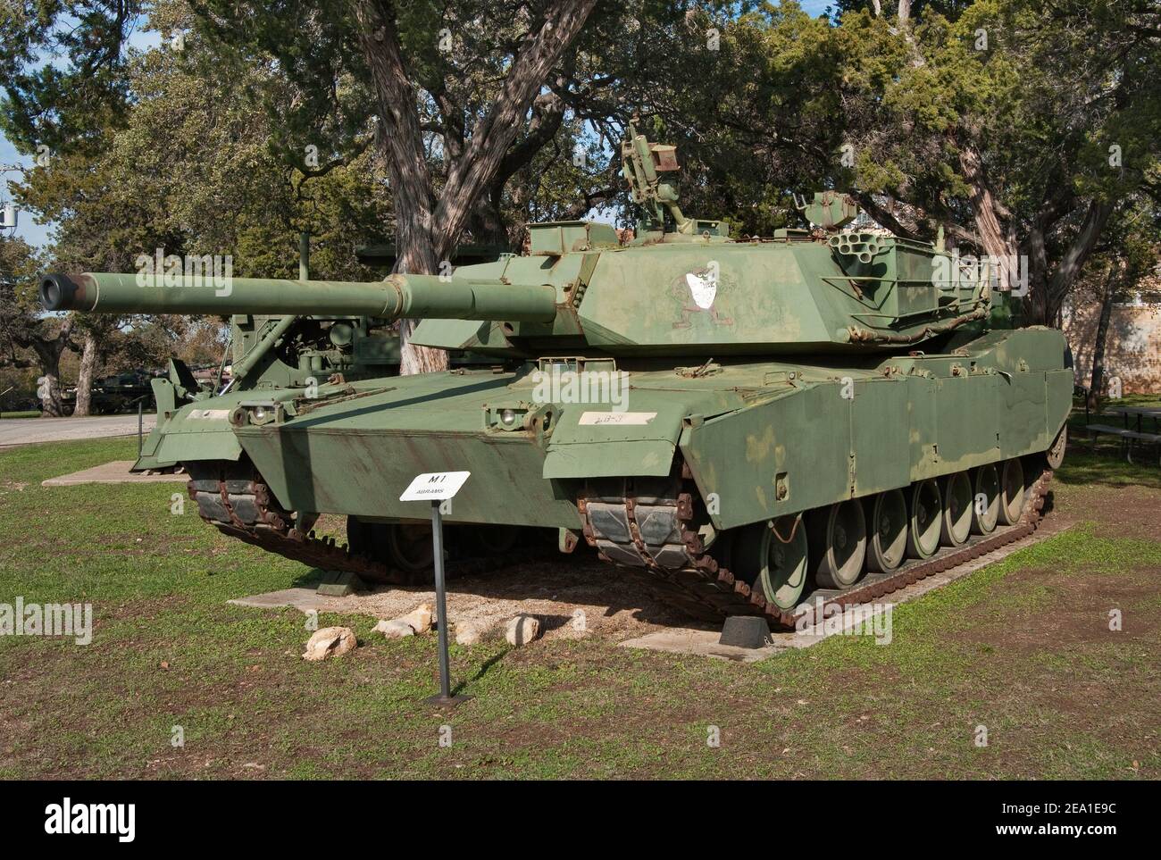 M1 Abrams main battle tank, Armor Row at Texas Military Forces Museum ...