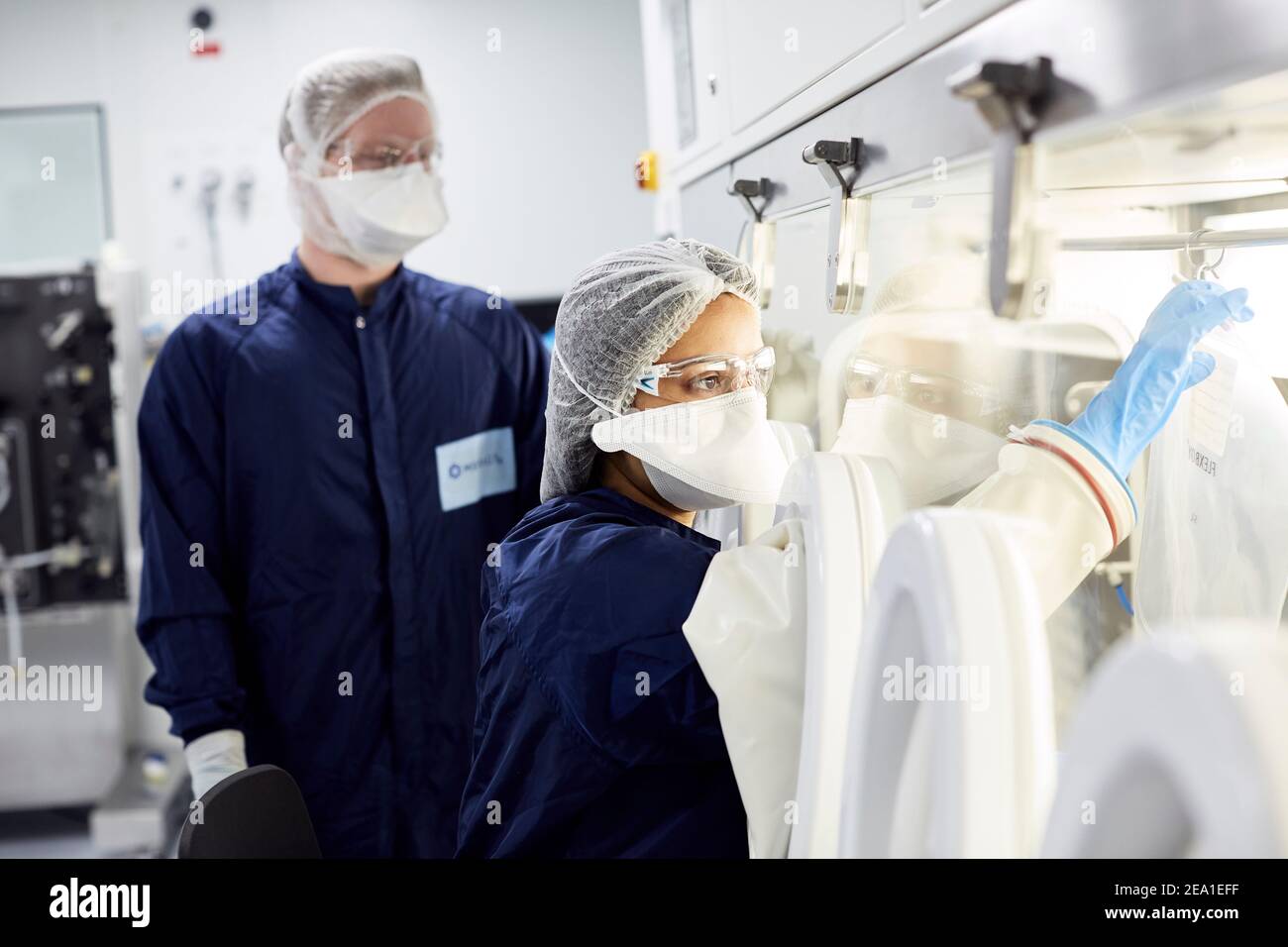 UK Science Vaccine Laboratory Stock Photo - Alamy
