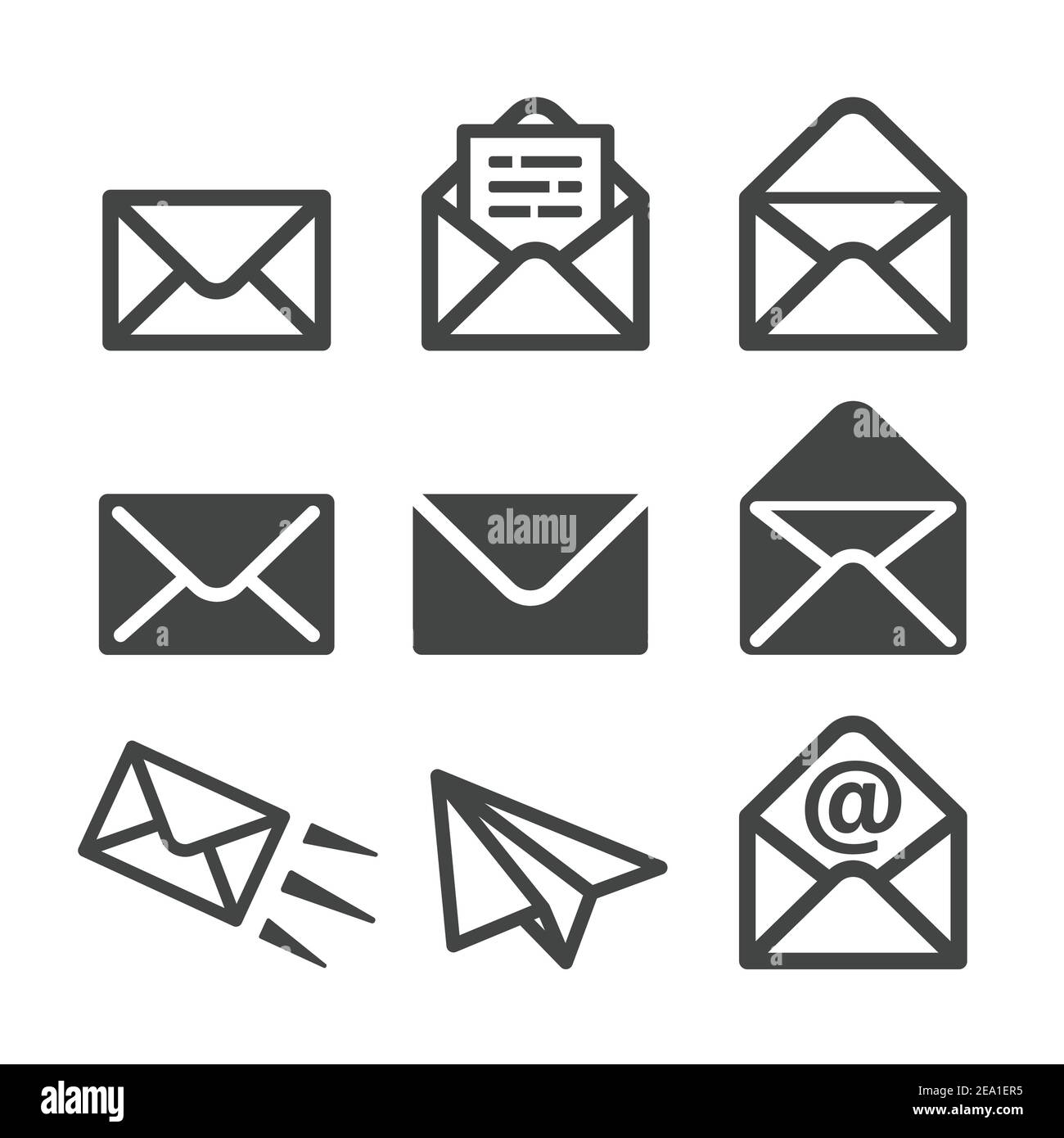Envelope address Stock Vector Images - Alamy