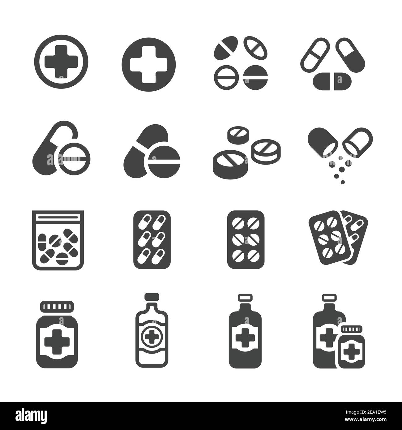 Medicine icon hi-res stock photography and images - Alamy