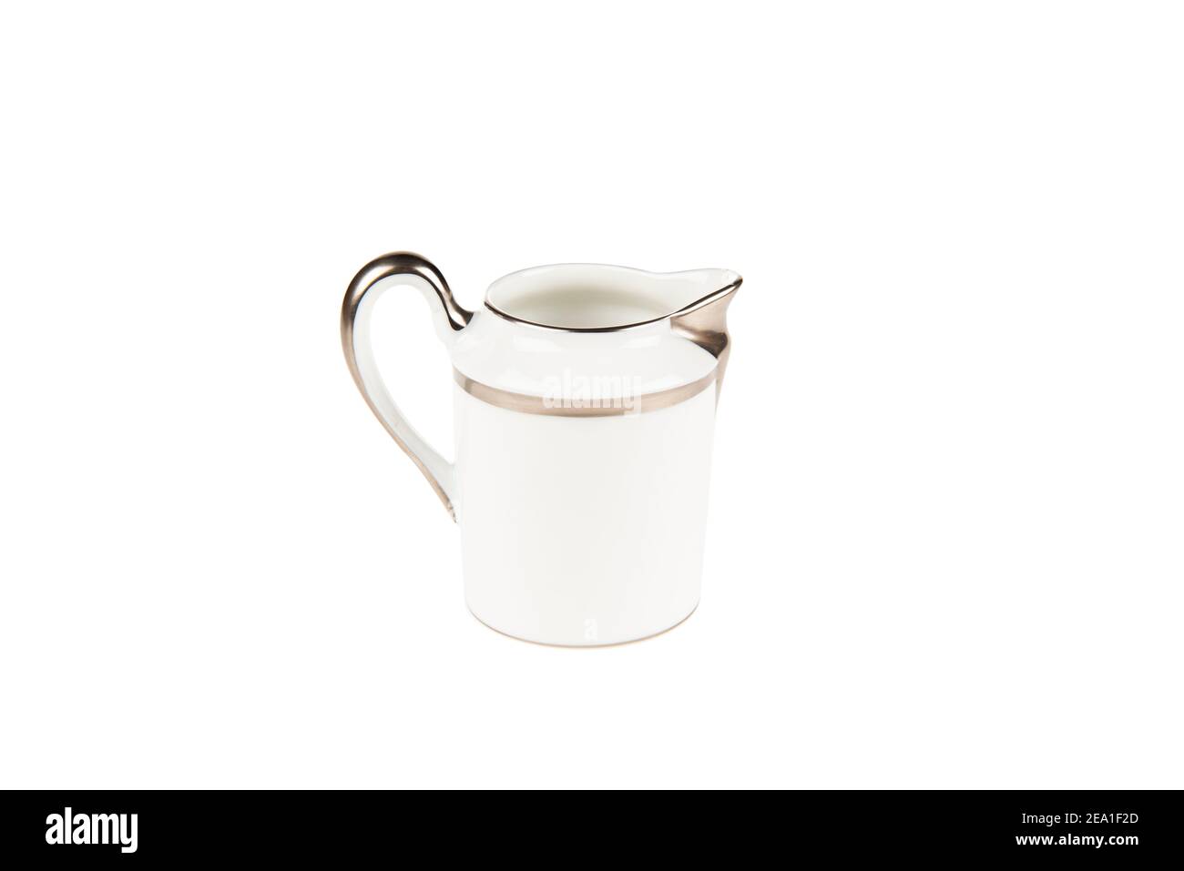 ceramic milk pot retro design isolated Stock Photo - Alamy