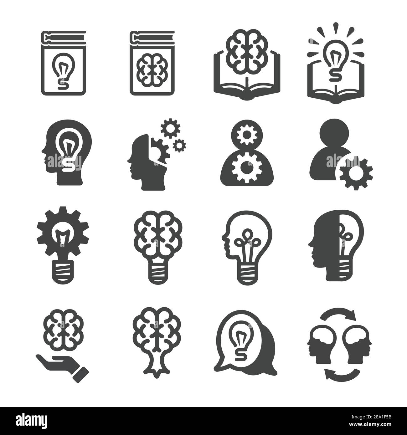 Knowledge icon hi-res stock photography and images - Alamy