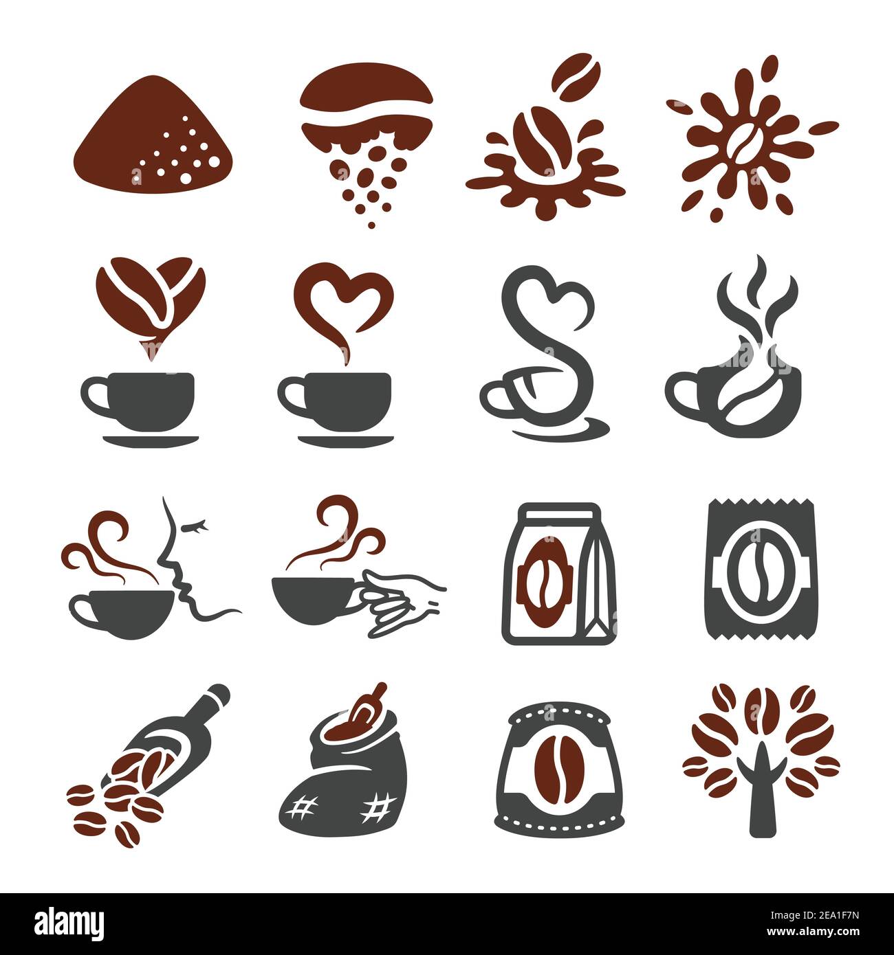 Caffeine indulge cafe Stock Vector Images - Alamy