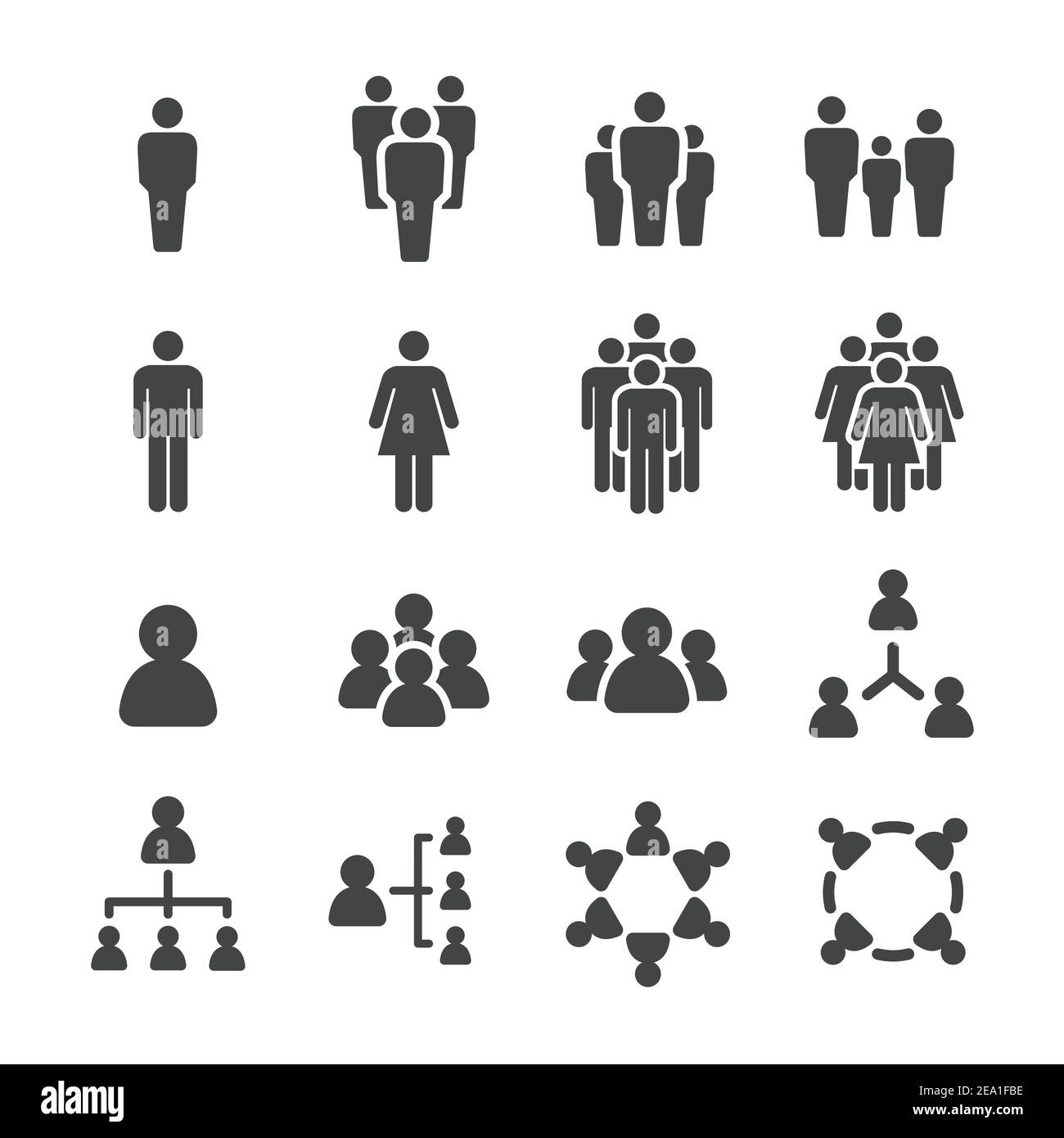 Employee group avatar Stock Vector Images - Alamy