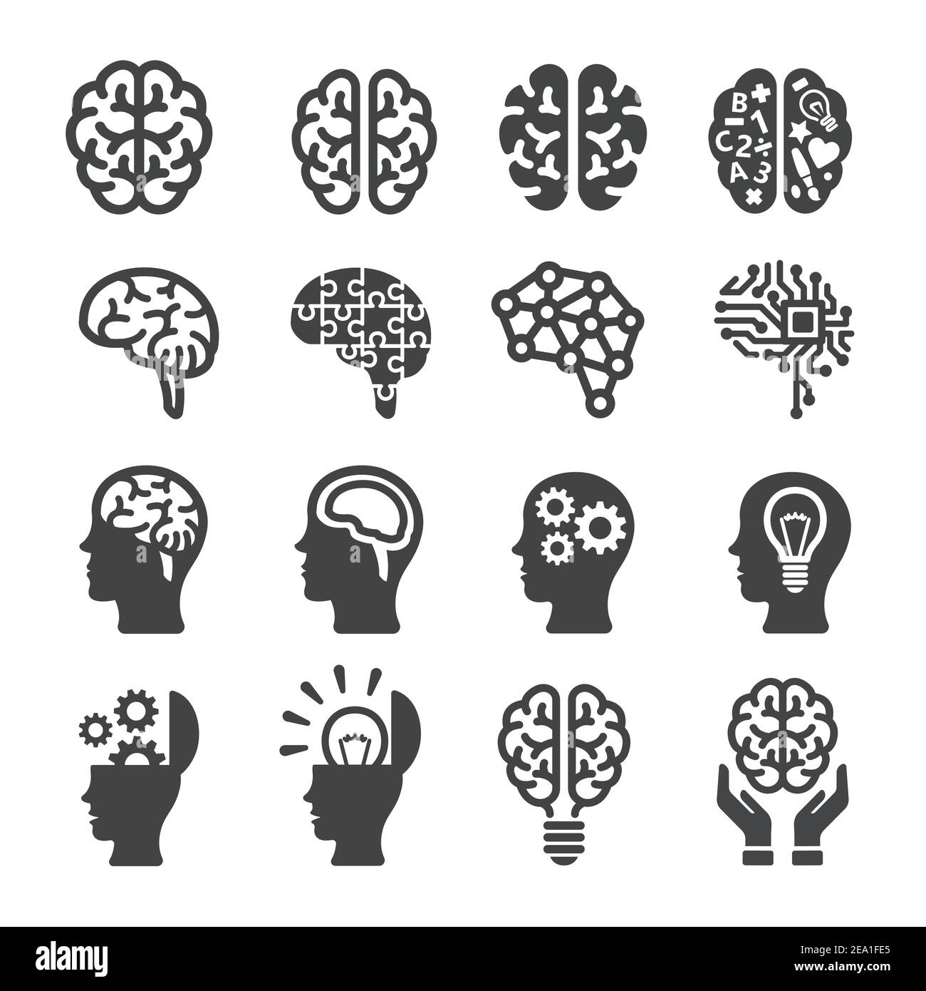 Creative brain gear mind Cut Out Stock Images & Pictures - Alamy